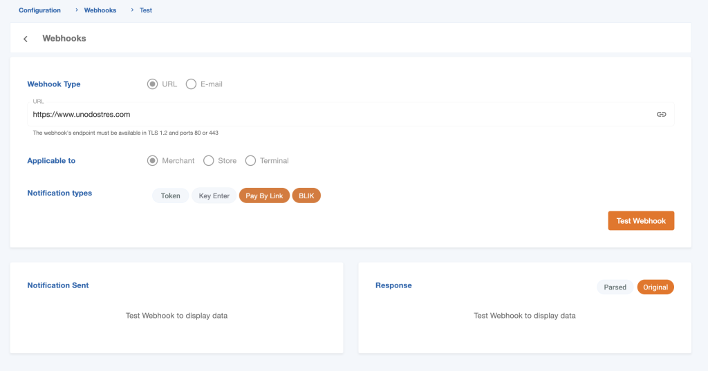 Webhooks – Documentation